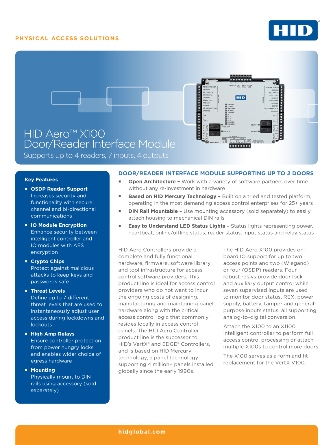 HID AERO X100: Advanced Access Control & Security Solutions - KJ TECH